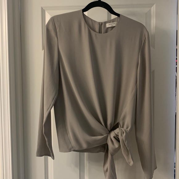 Babaton | Tops | Babaton Tie Blouse | Poshmark